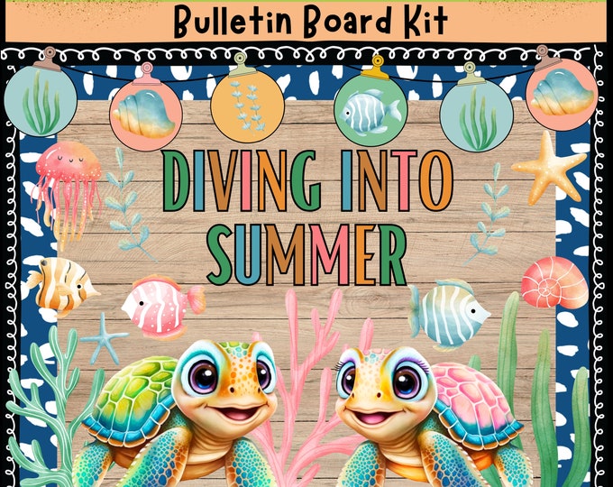 Ocean Bulletin Board or Door Decoration - Etsy