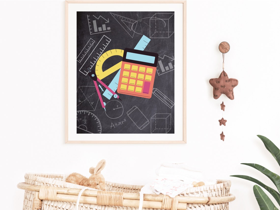 Math Posters Set Of 8 Printable Math Classroom Mathematics - Etsy