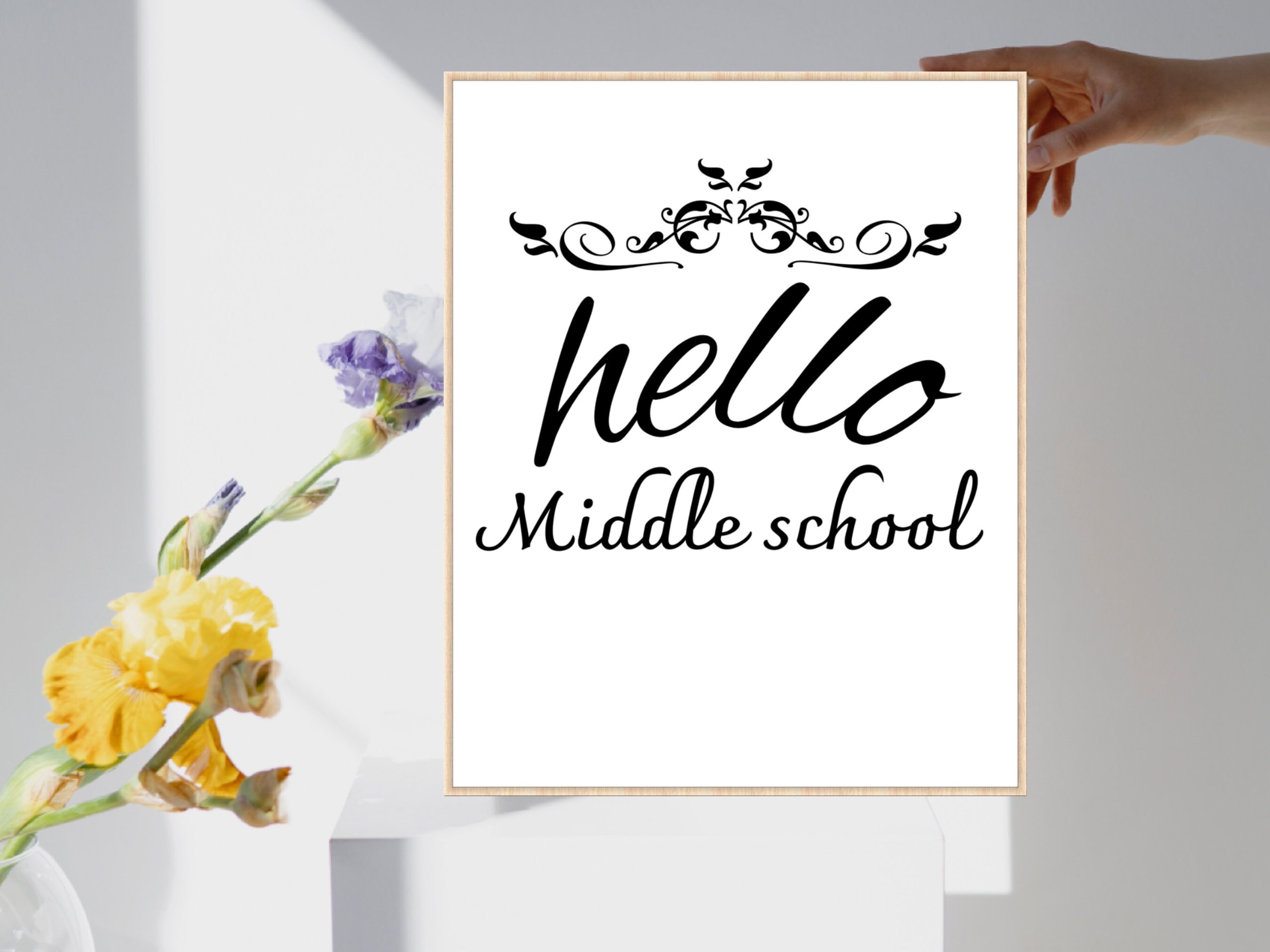 Printable Next Stop Middle School, 5th Grade, 6th Grade, Junior High ...