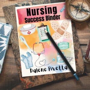 Personalized Binder Cover Nursing Binder Cover Watercolor Binder Cover ...