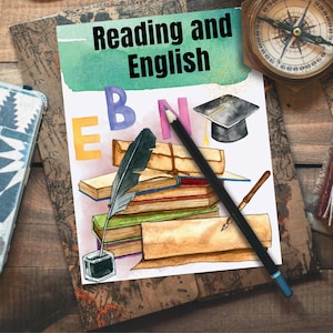 English Subject Binder Cover Printable Back to School Reading Teacher ...