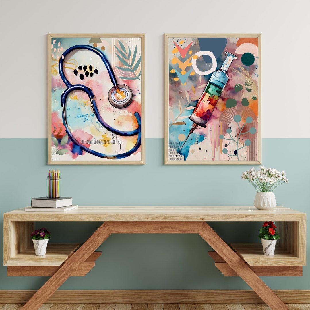 Hospital Decor Wall Art, Clinic Decor, Gift for a Doctor, Gift for ...