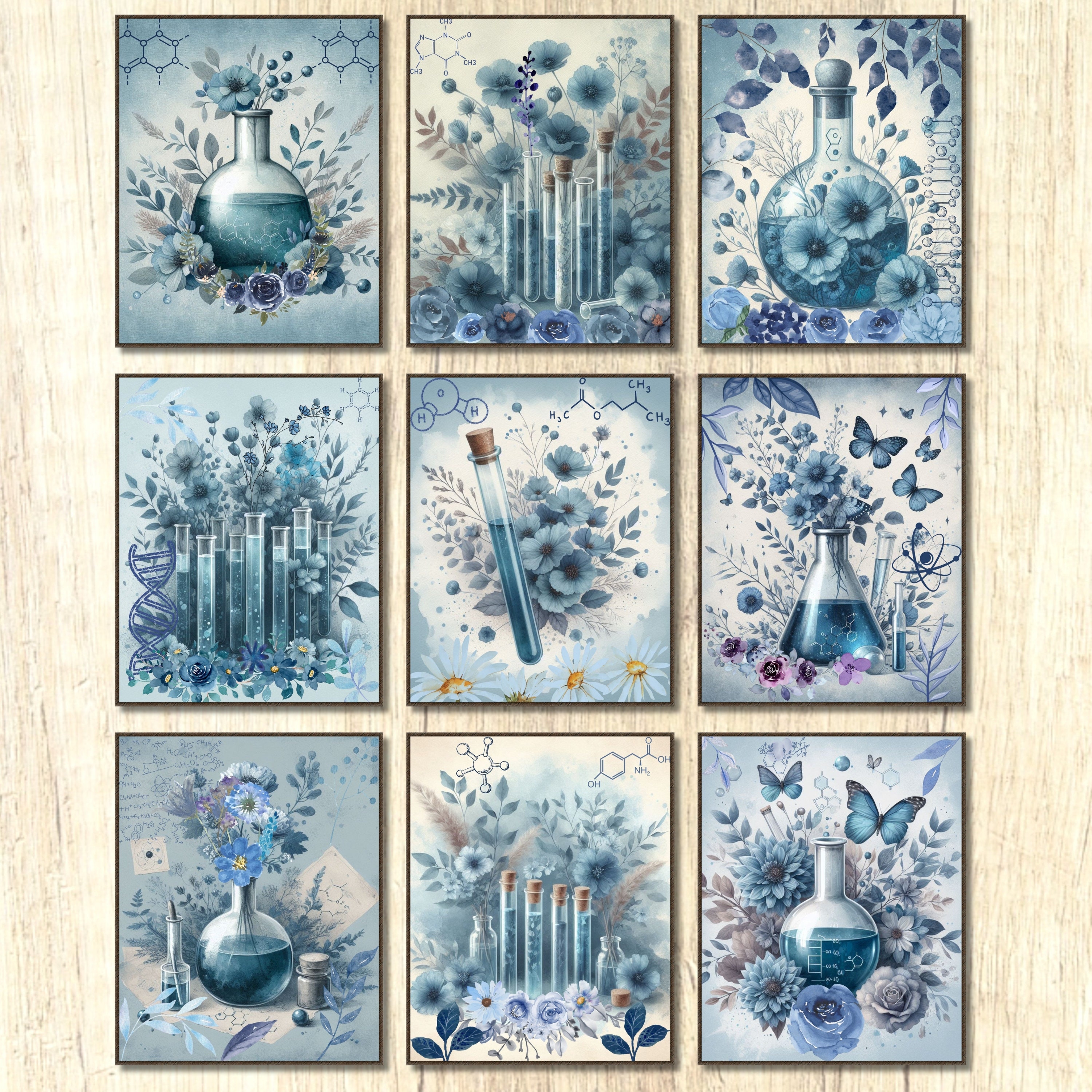Chemistry Posters Science Theme Girls Room Print Women in Science Decor ...