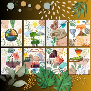 Earth Science Poster Set Earth Science Classroom Decor Geography Wall ...