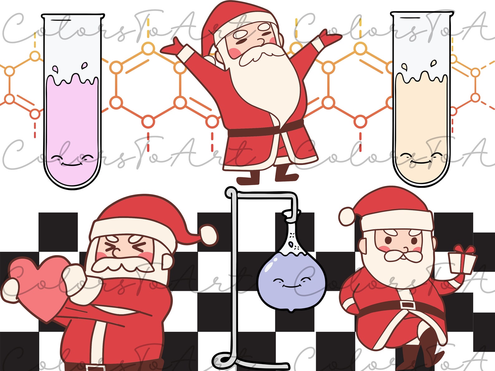 Science Teacher Christmas Shirt PNG, Christmas Teacher Sweatshirt PNG ...