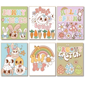 Spring Classroom Decor Retro Themed Spring Bulletin Board Kit Pastel ...