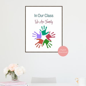Classroom Decor Positive Affirmation Kids Wall Art Growth Mindset ...