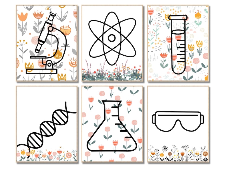 Science Classroom Decor Science Poster Science Art Science - Etsy