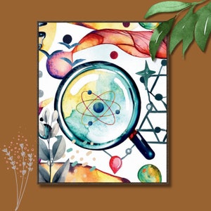 Science Posters, Science Office Room Decor, Science Campus Wall Art ...