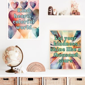 Motivational Kindness Prints, Bulletin Board Ideas, World Kindness Day ...
