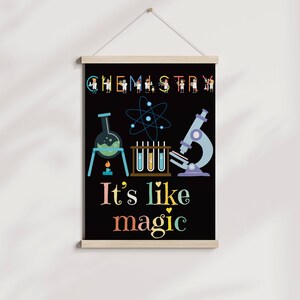 Chemistry Art Print Science Poster Chemistry Lab Poster Chemistry Gift ...