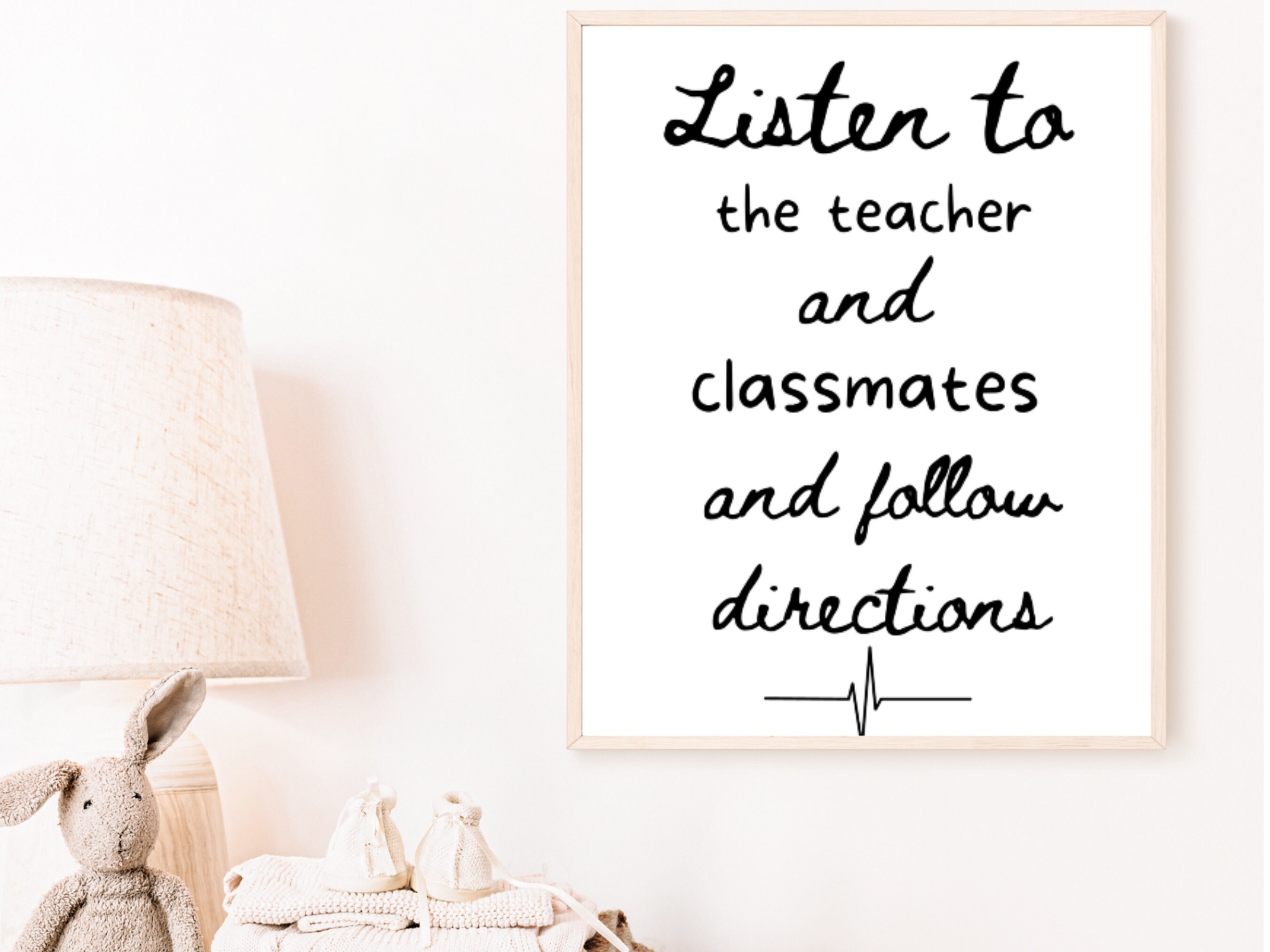 Classroom Rules Posters Printable: Elementary, Middle School (digital ...