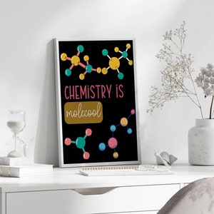 Chemistry Inspired Posters Chemistry Classroom Decor Chemistry Puns ...