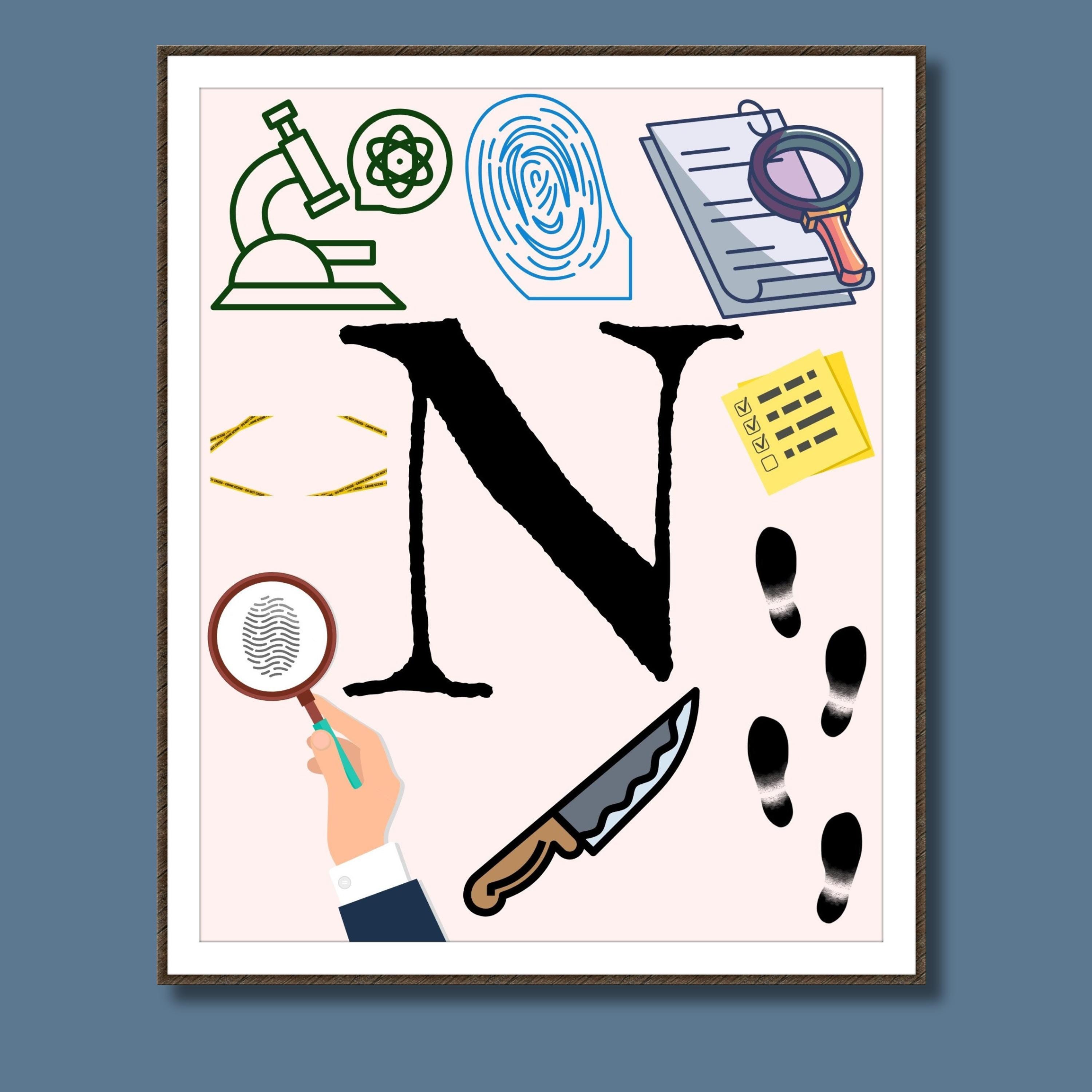 Forensic Science Poster Forensic Learning Poster Classroom Printable ...