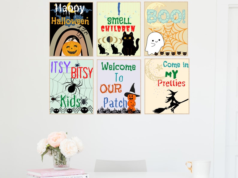 Halloween Bulletin Board Decor Easy Holiday Classroom - Etsy