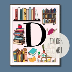 Reading Posters Classroom Decor School Library Sign Reading Classroom ...