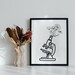 Microscope Art Print, Instant Download, Science Poster, Classroom Decor ...