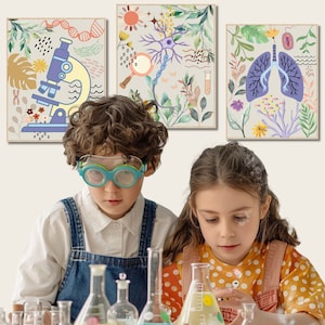 Biology Posters Science Classroom Decor Biology Lab Decor Science ...