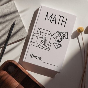 School Subjects Binder Cover Printable, Back to School, Teacher Binder ...