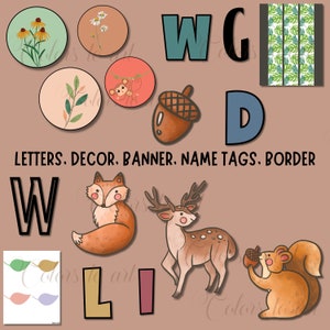 Wild About Learning Bulletin Board Kit Back to School Pre School Decor ...