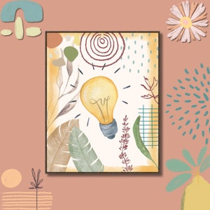 Printable Science Poster Set, Physics Wall Decor, Classroom Decor ...