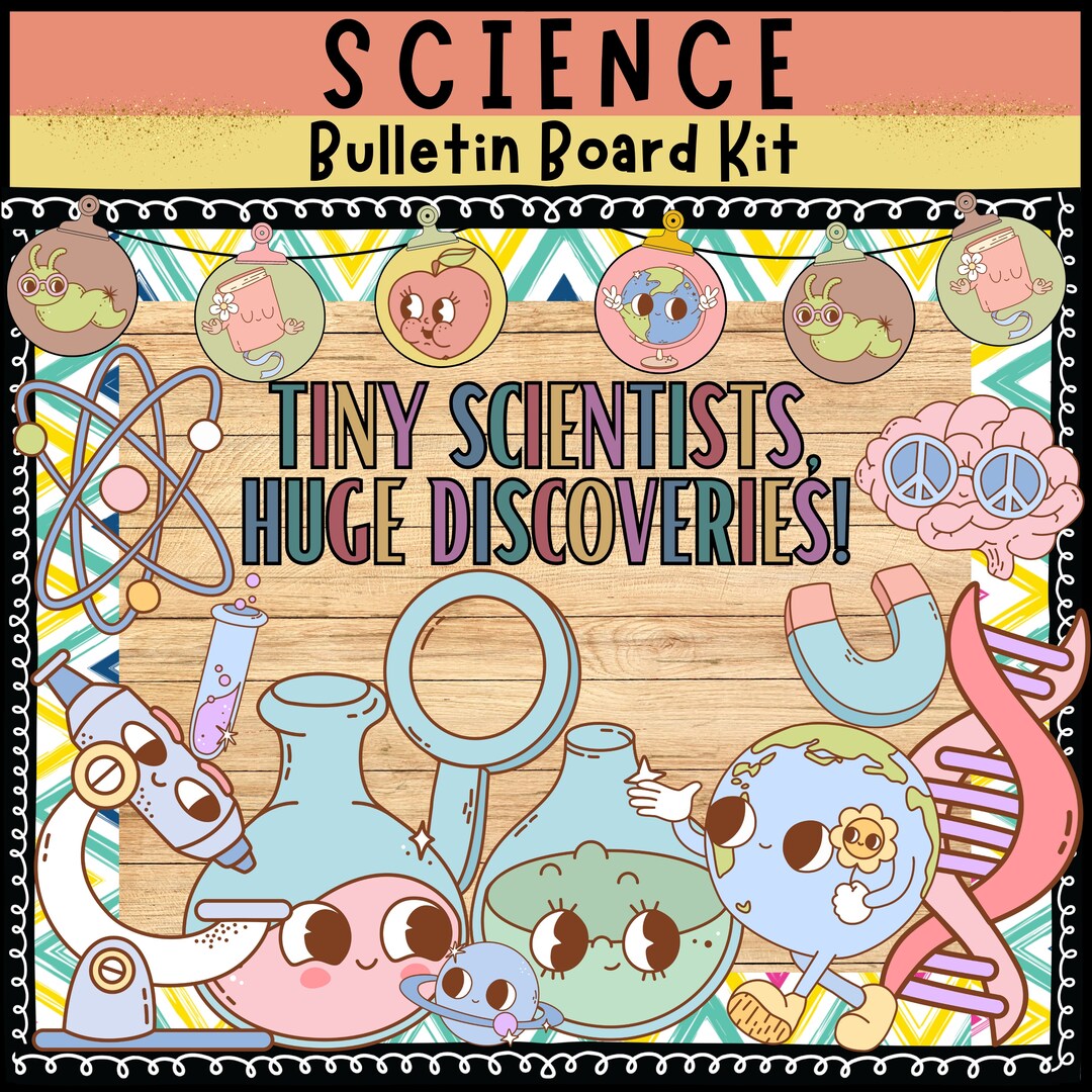 Science Bulletin Board Kit Classroom Door Decor Lab Decor Classroom ...