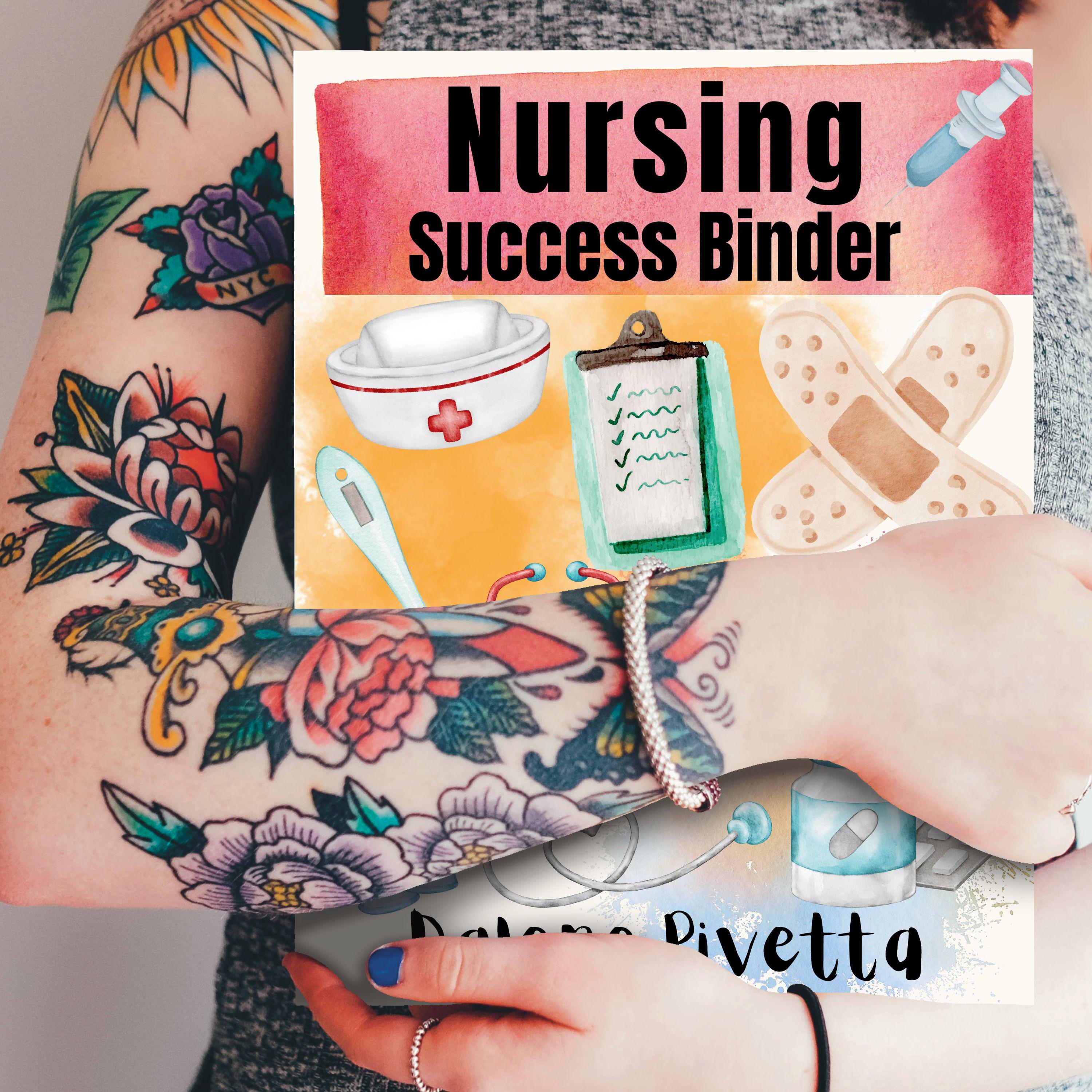 Personalized Binder Cover Nursing Binder Cover Watercolor Binder Cover ...