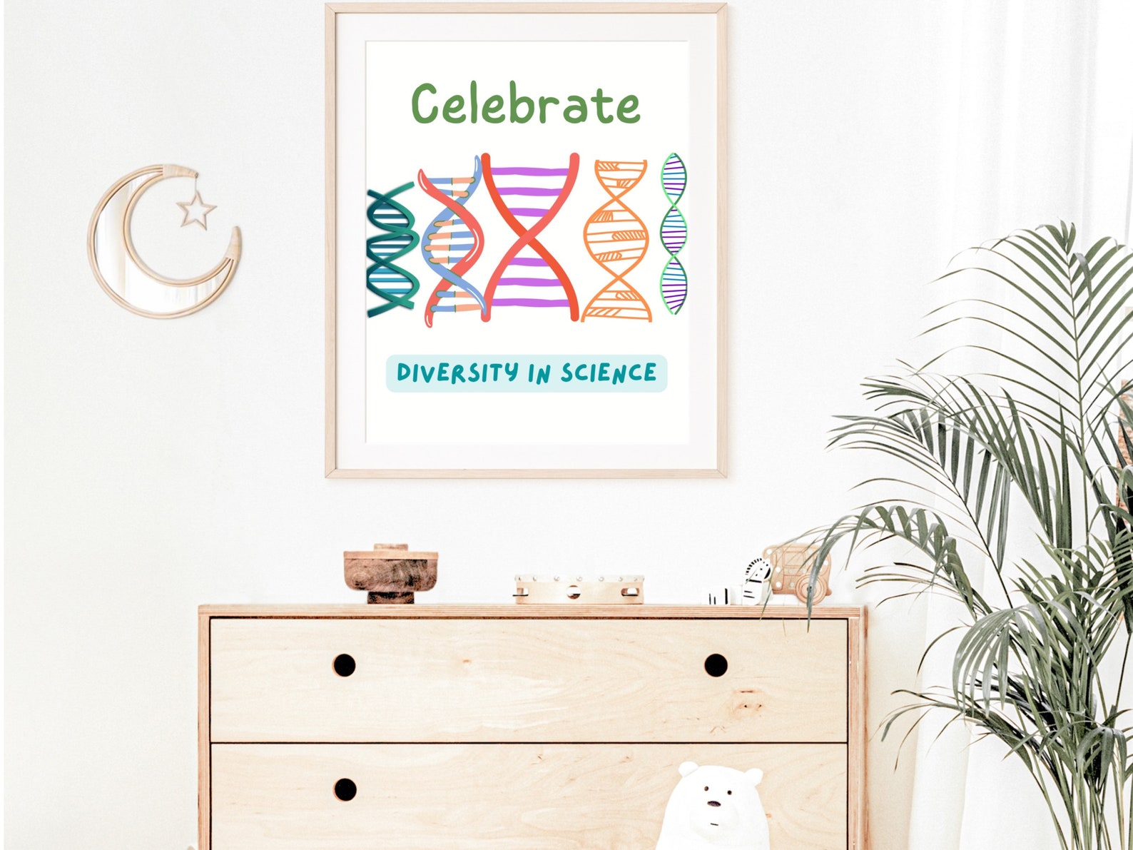 Diversity in Science Prints DNA Art Great Poster for - Etsy