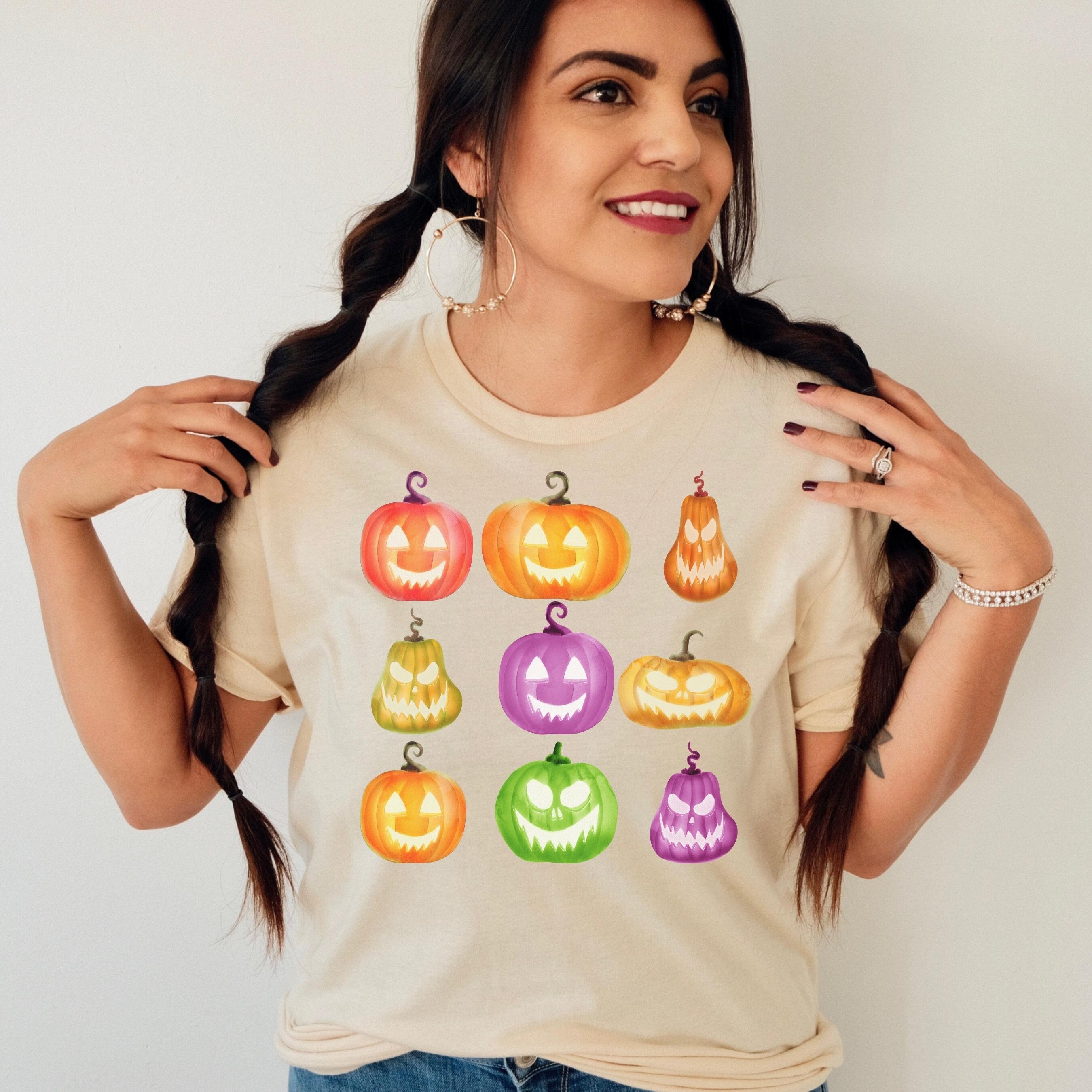 Jack O Lantern Pumpkin Face Shirt Png, Halloween Shirt Png ...