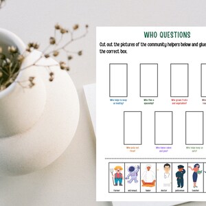 21 Pages, Community Helpers Activity, Occupation Printable, Preschool ...
