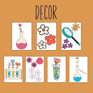 Science Themed Bulletin Board Kit Classroom Door Decor Spring Bulletin ...