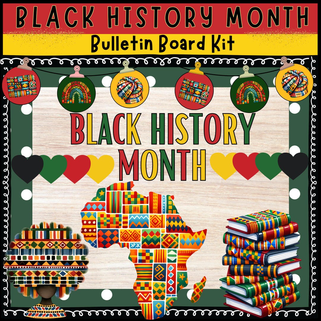 Black History Month Bulletin Board February Bulletin Board African ...