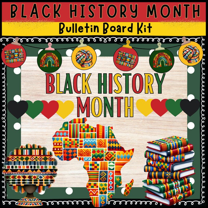 Black History Month Bulletin Board Border - Etsy