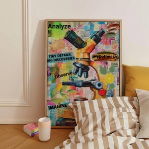 Science Poster Classroom Decor Science Decor Science Wall Art Retro ...