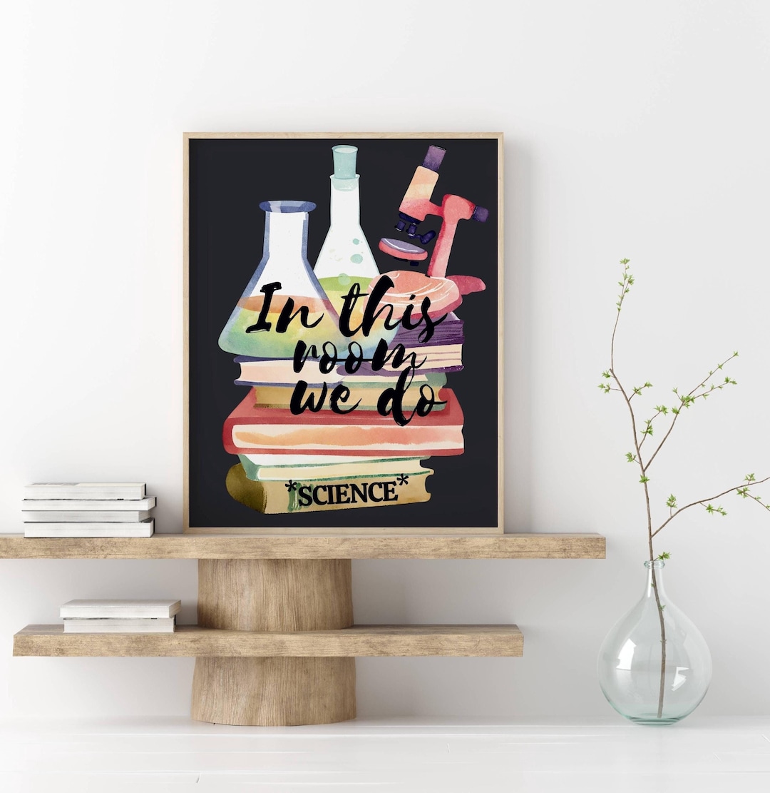 Science Poster Science Classroom Door Decor Lab Decor Women in Science ...