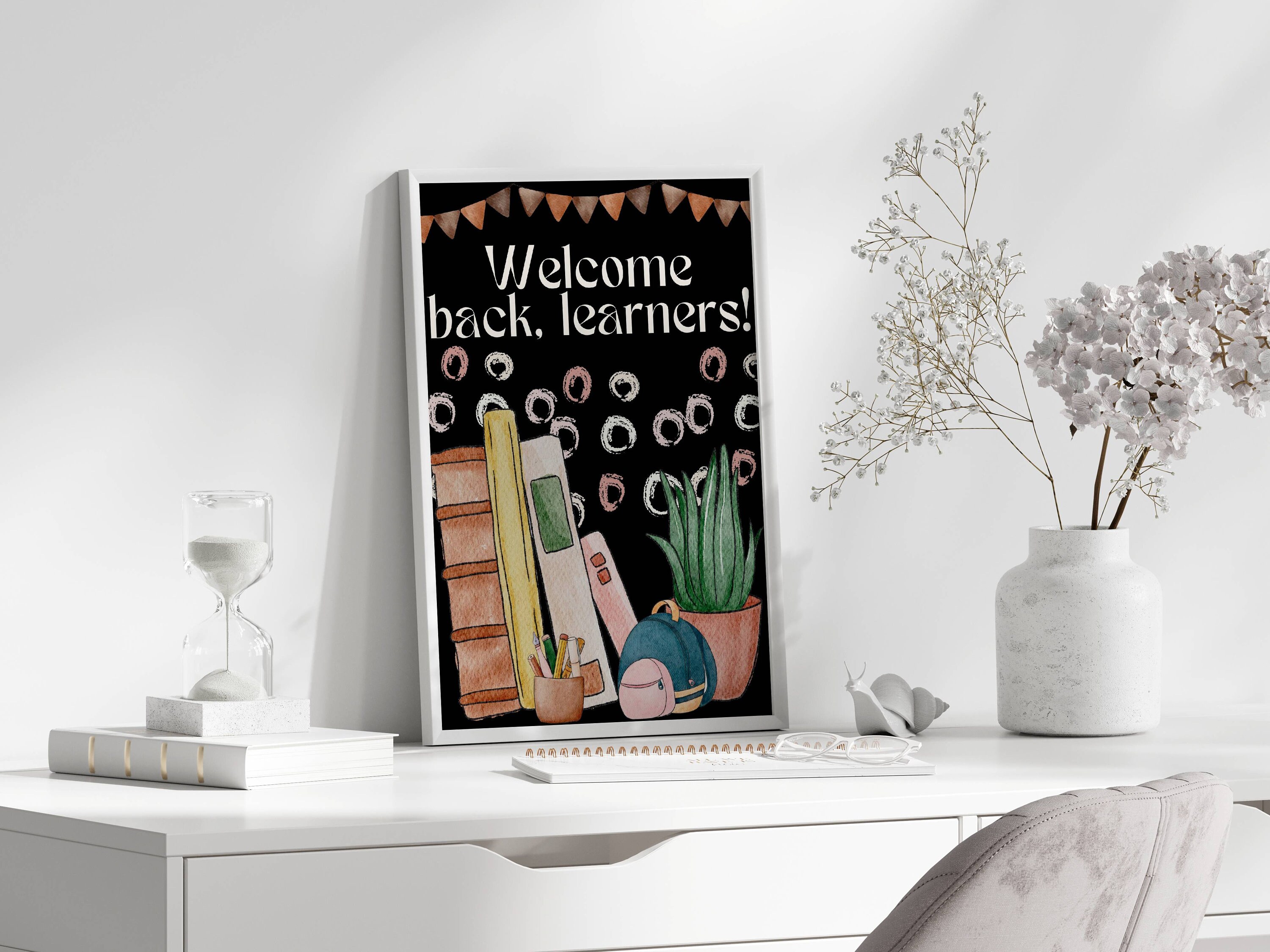 Welcome Back to School Sign Printable INSTANT DIGITAL DOWNLOAD ...