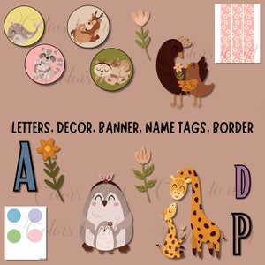 Mothers Day Bulletin Board Kit, Printable Happy Mothers Day Bulletin ...