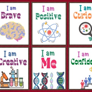 Science Classroom Posters, STEAM & STEM, Educational Wall Art (digital ...