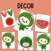 Summer Bulletin Board Kit Watermelon Bulletin Board Classroom Door ...