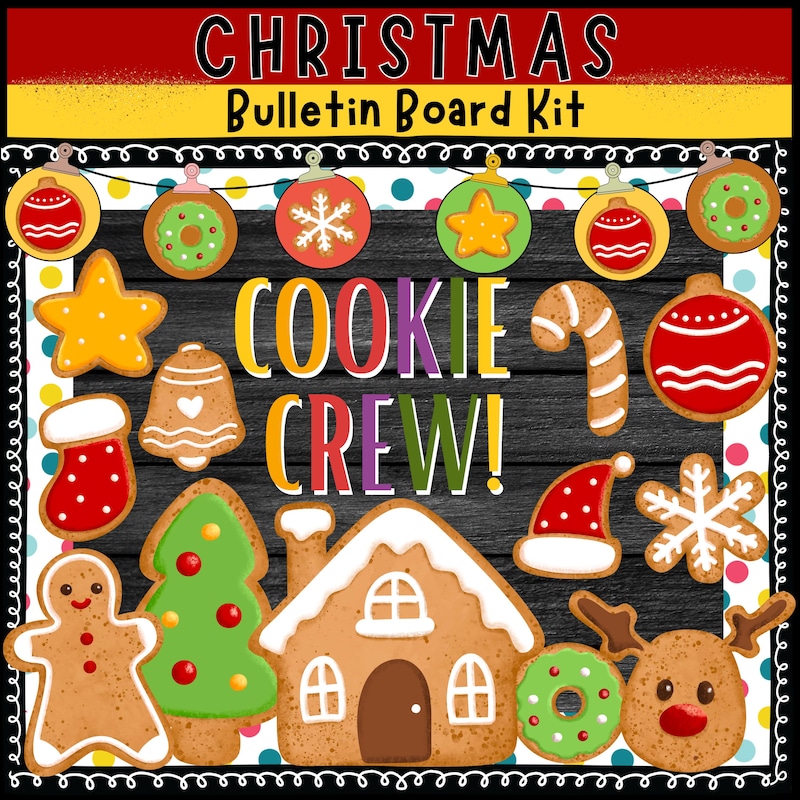 Christmas Bulletin Board Kit - Etsy