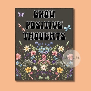 Spring Classroom Decor Posters Watercolor Spring Flowers March Bulletin ...