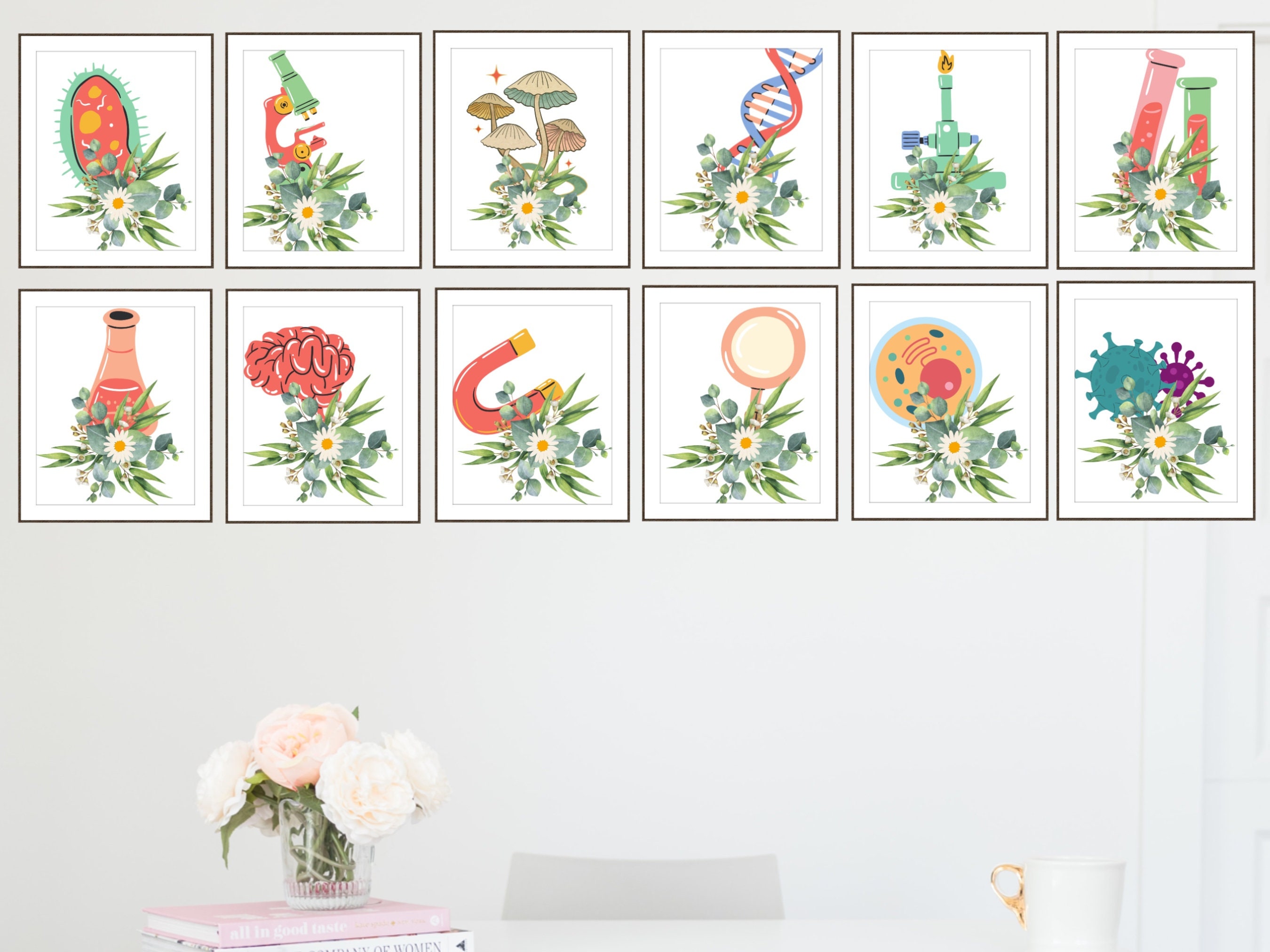 12 Science Class Gallery Wall Classroom Decor High School - Etsy