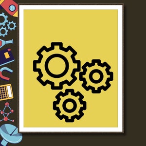 STEAM Gallery Wall Set Science Technology Engineering Art Math Posters ...