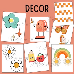 In Our Era Bulletin Board Kit Retro Groovy Classroom Decor Preschool ...