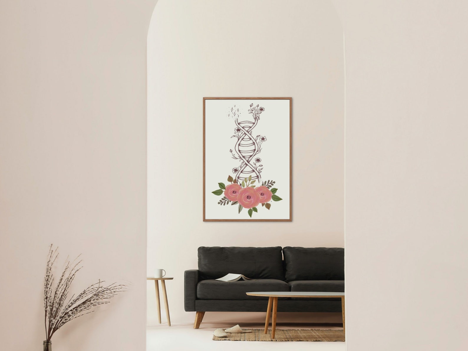 DNA Wall Art Science Art Work Classroom Decor Office Room Decor ...