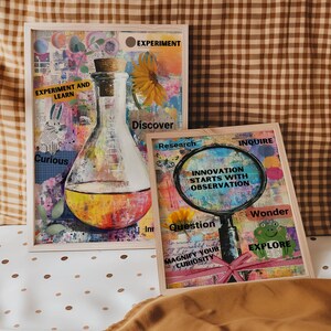 Science Poster Classroom Decor Science Decor Science Wall Art Retro ...