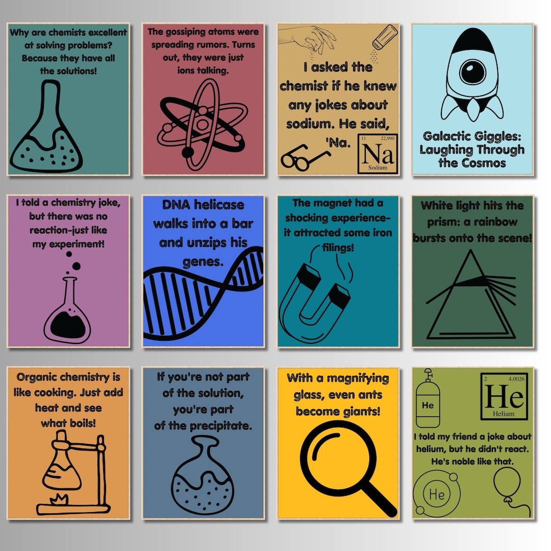 Science Posters Science Classroom Decor Science Puns Biology Poster ...