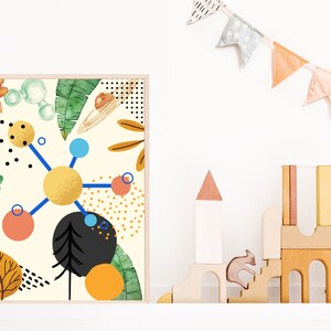 Boho Science Nursery Prints, Biology Classroom Decor (digital Download ...
