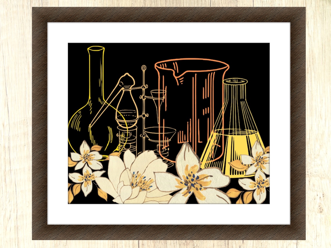 Chemistry Art Print Chemist Gift Classroom Poster Science - Etsy