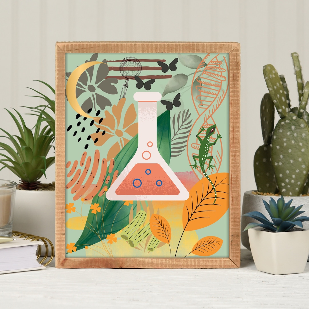 Science Poster, Science Wall Art, Science Decor, Molecular Biology Wall ...